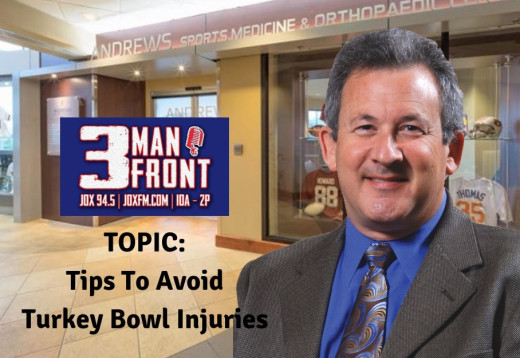 Dr. Sam Goldstein discusses tips to avoid Turkey Bowl injuries this ...